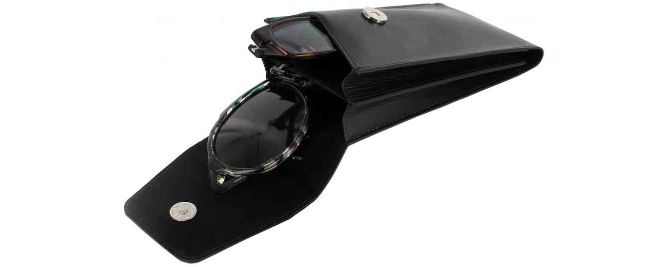 Double Leather Sunglass Case