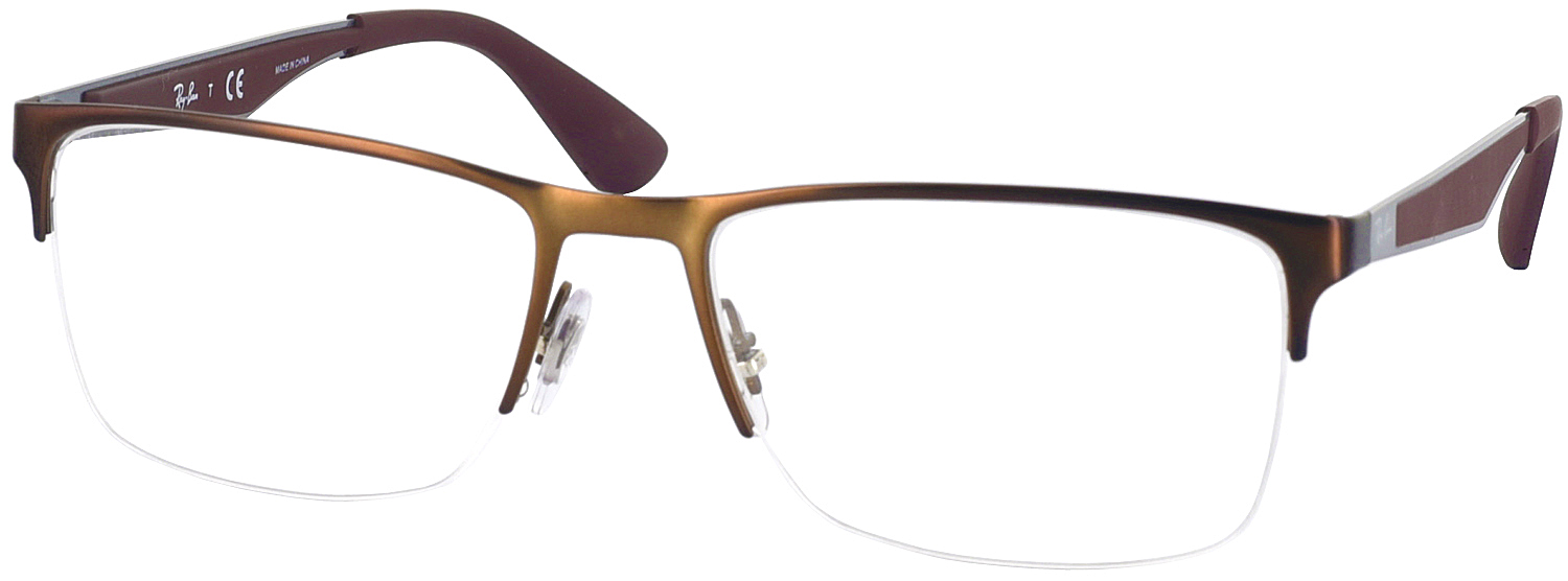 Ray-Ban 6335 Single Vision Full Frame - ReadingGlasses.com